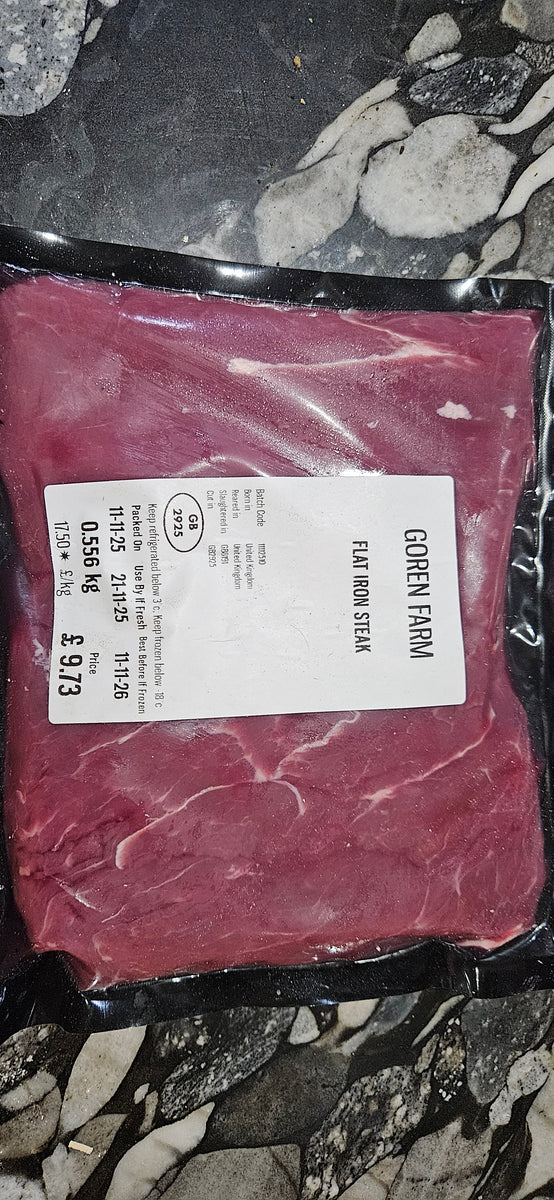 Flat Iron Steak, £17.50/kg | Goren Farm Seeds